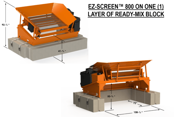 EZ-Screen 800: Super Versatile Stationary Dirt Screener